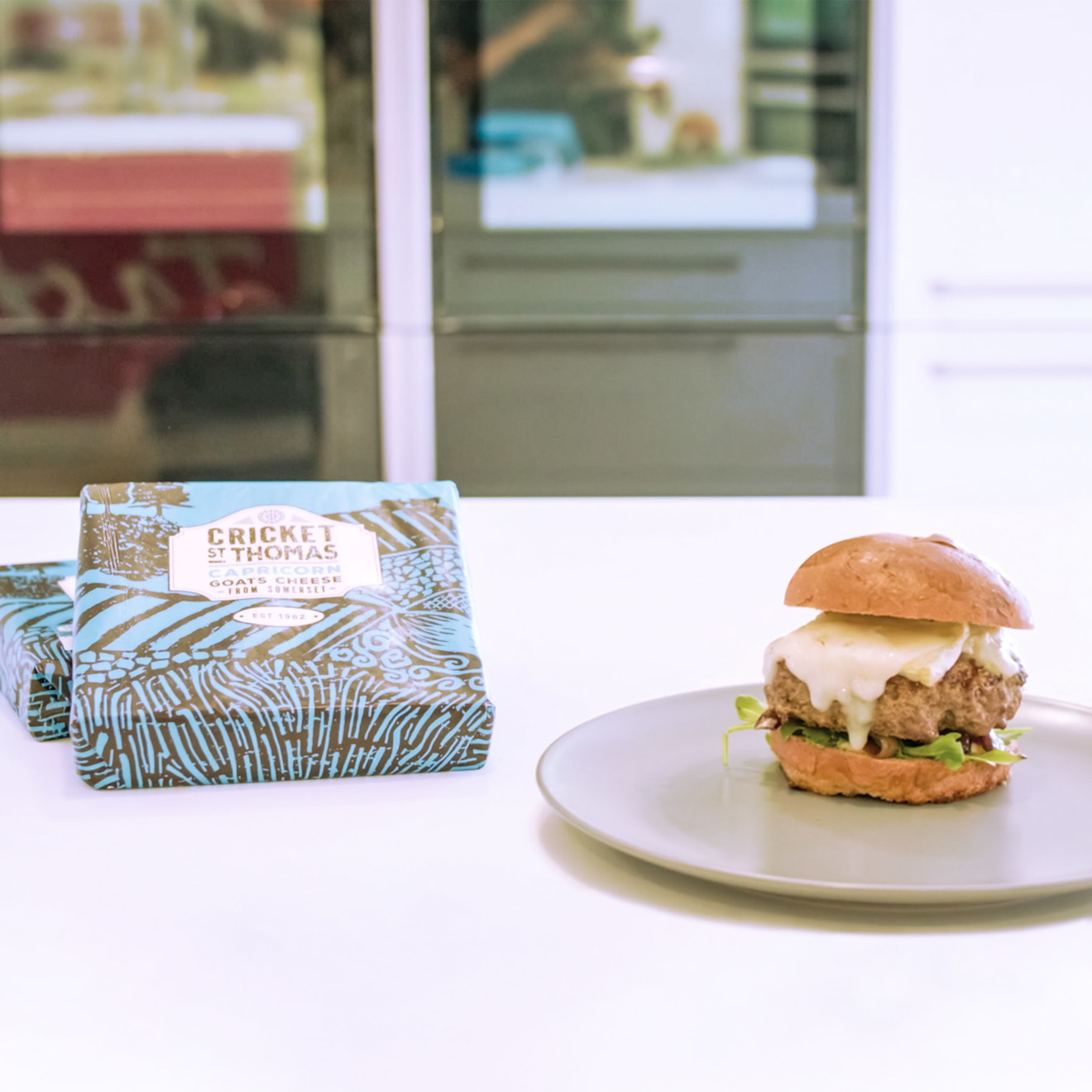 Cricket St Thomas Goat's Cheese Burger - Lactalis Professional ...
