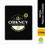 Orkney Mature White Cheddar 2.5kg - Lactalis Professional | Foodservice