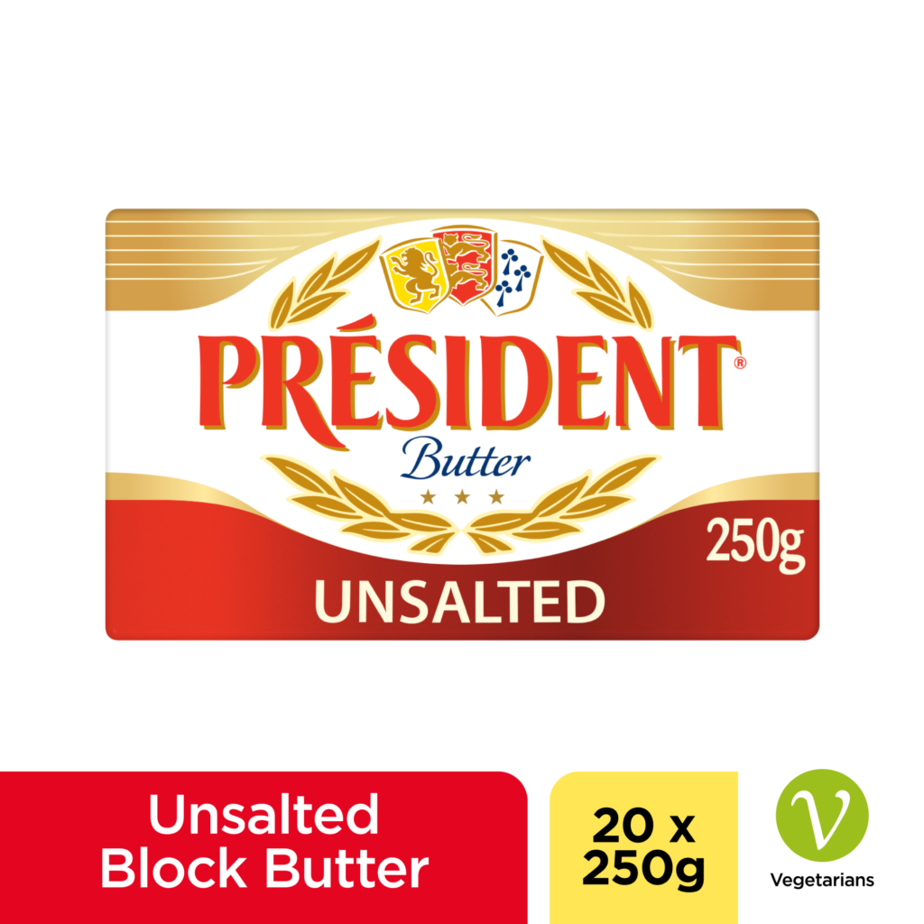 Président® Unsalted Butter Roll 250g - Lactalis Professional | Foodservice