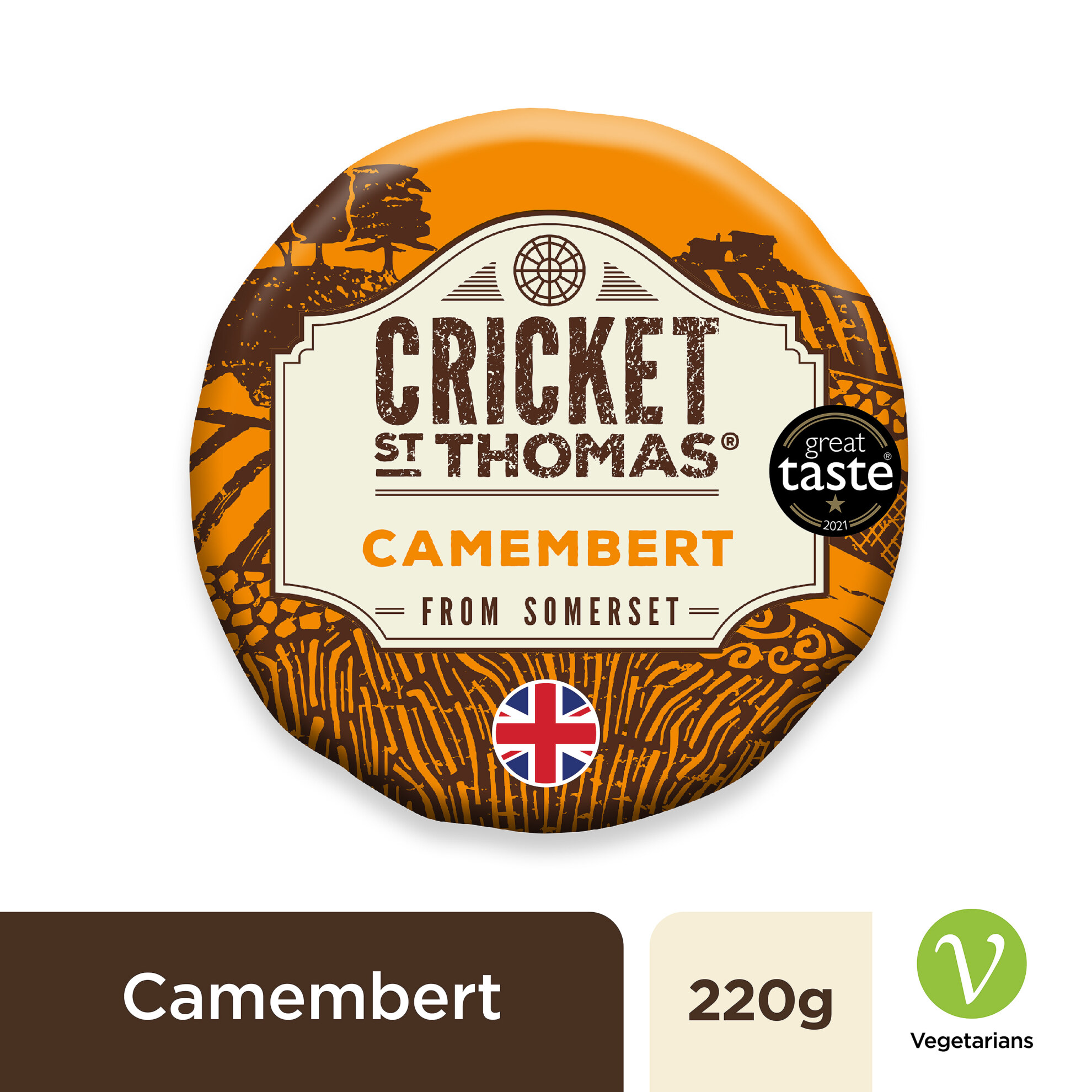 Cricket St Thomas Camembert 140g - Lactalis Professional | Foodservice