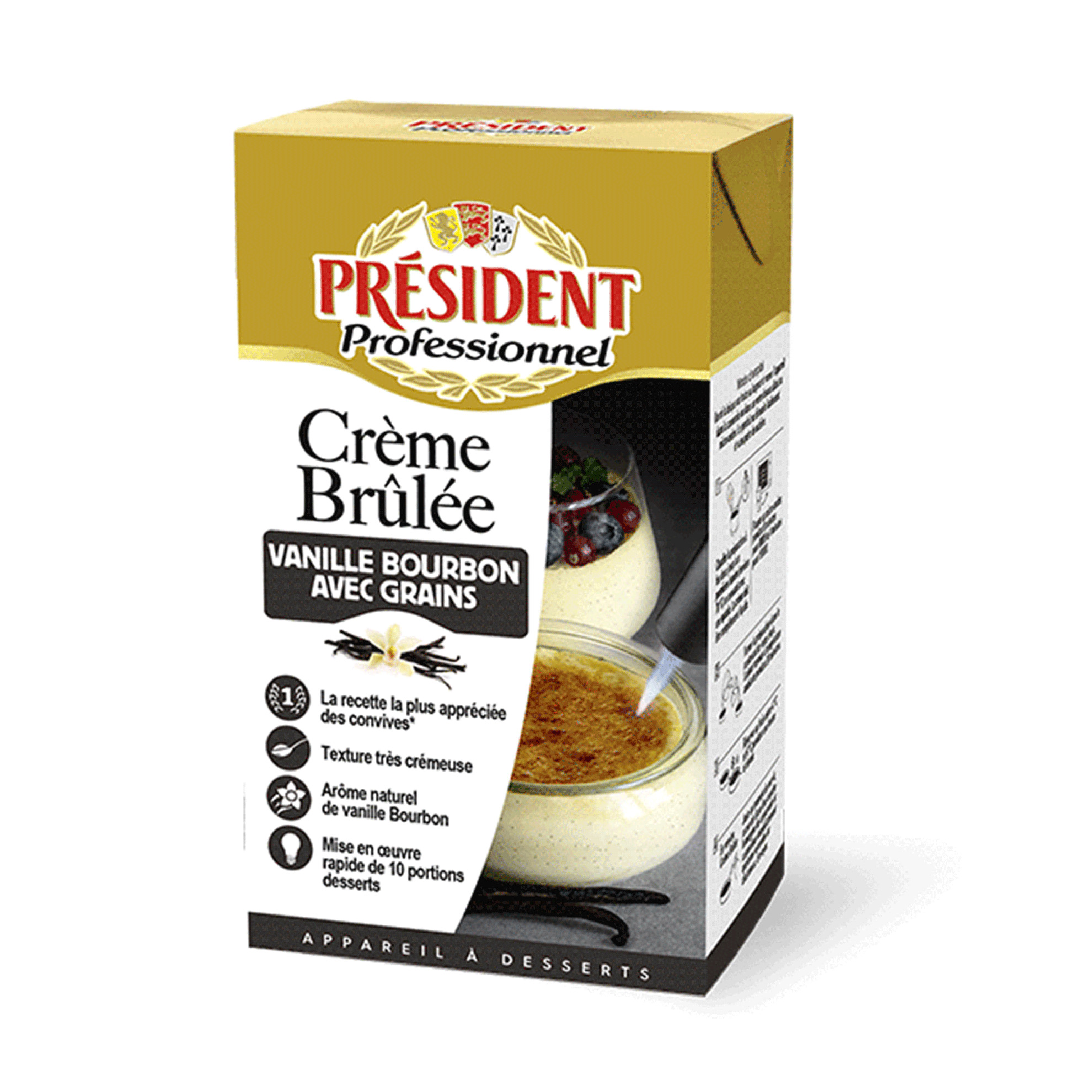 Président Professionnel Crème Brûlée 1L - Lactalis Professional FR